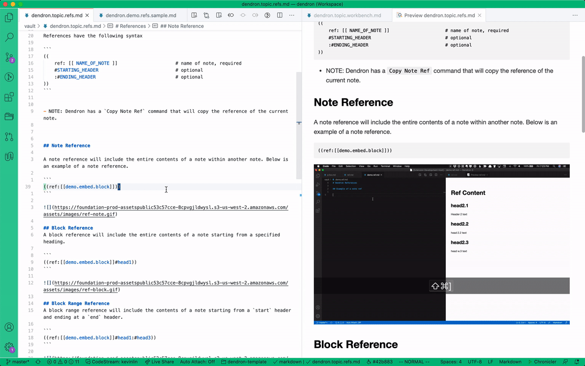 References - Dendron